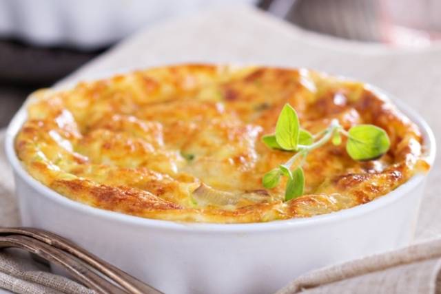 Zapečene tikvice sa jajima i sirom - CdM