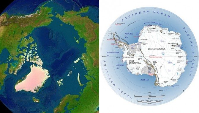 Gdje je Artik, a gdje Antartik? Koje su sličnosti i razlike, gdje je ...