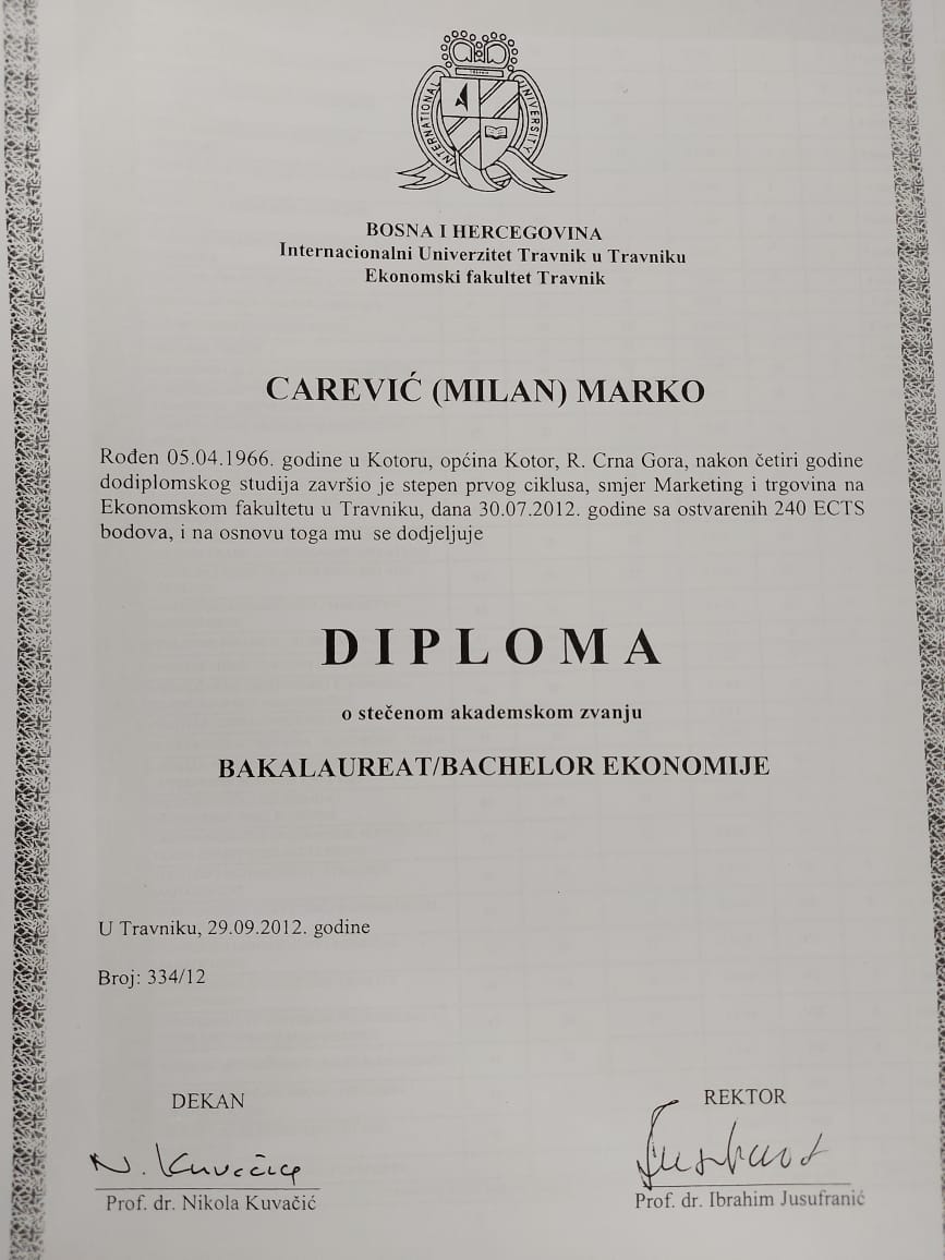 DPS Budva: Carevićeva sumnjiva diploma demant premijerovih stavova - CdM