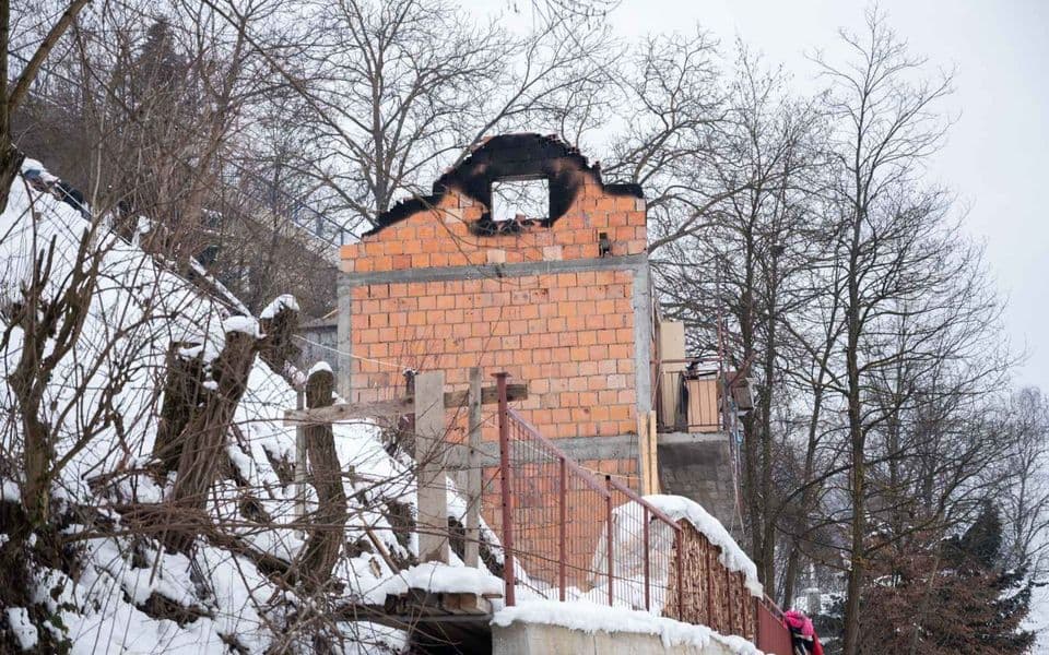 Izgorjela kuća u selu Brestovik - CdM