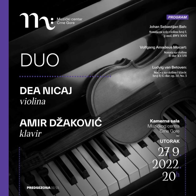 Otkazan koncert dua Dea Nicaj i Amir Džaković - CdM