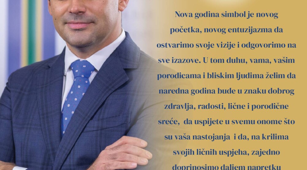 Raičević: Nova godina simbol novog početka i entuzijazma da ostvarimo ...