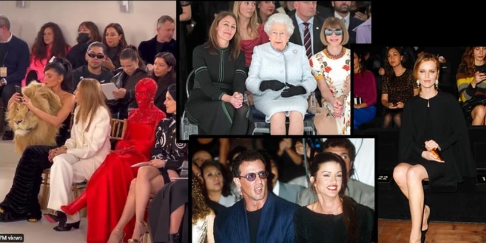 Prvi red na revijama nekada i sad: Izgledaju kao u čekaonici za raj ili ...