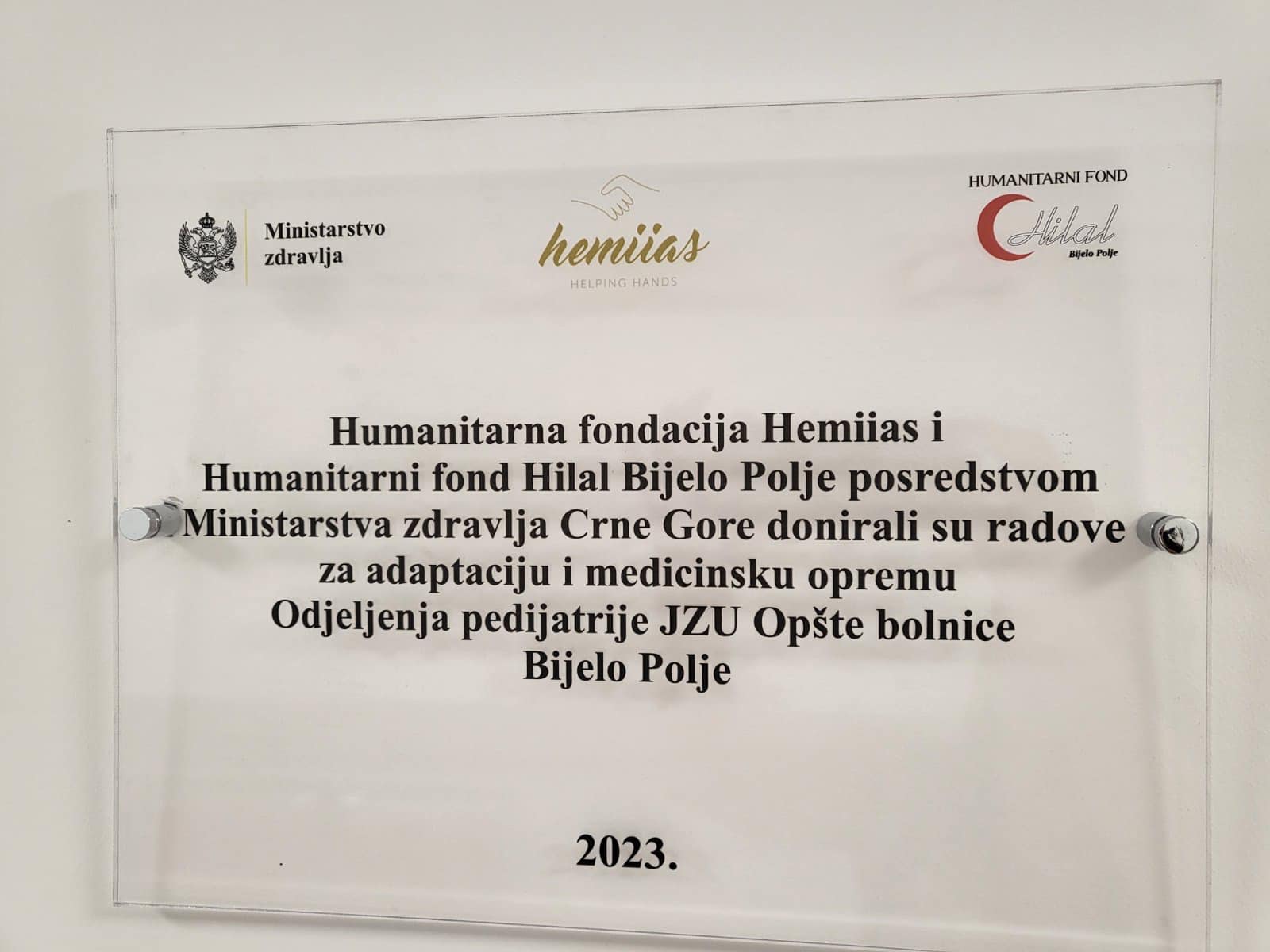 Pogledajte kako izgleda rekonstruisano Odjeljenje pedijatrije u Opštoj ...