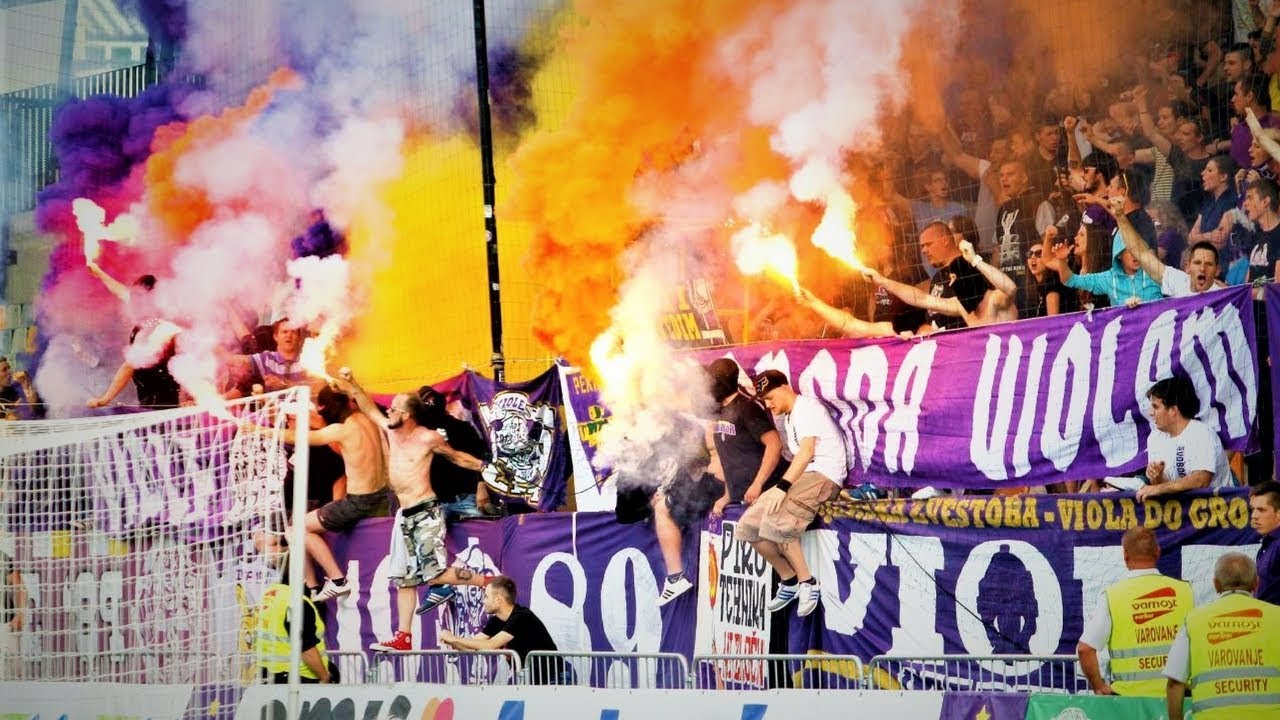 Tuča navijača i prekid u Mariboru - CdM