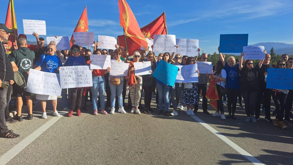 Protest na Bogetićima: Cilj popisa je da se na svaki mogući način ...
