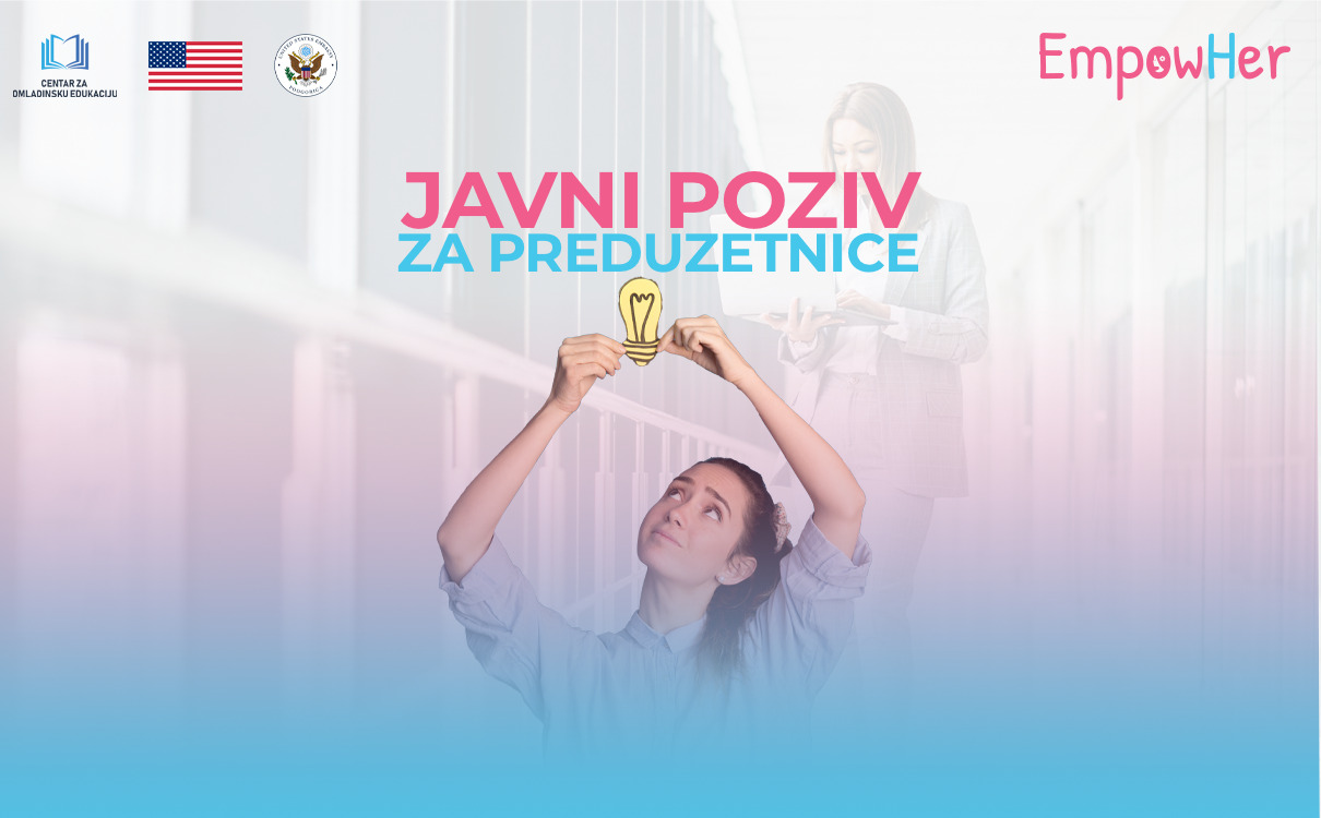 Prijave do 1. marta: Raspisan javni poziv za preduzetnice u sklopu projekta EmpowHer - CdM