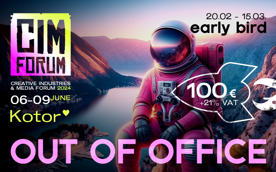 Forum kreativnih industrija i medija "CIM 2024" ove godine u junu u Kotoru - CdM