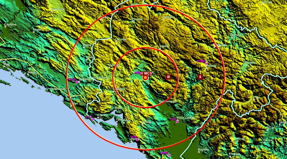 Zemljotres manje jačine: Treslo u Kličevu - CdM
