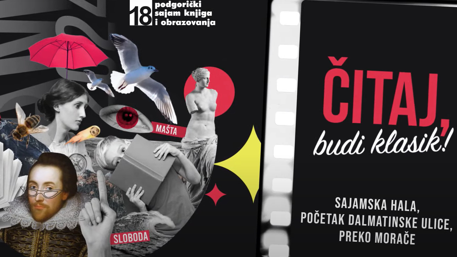 Međunarodni podgorički sajam knjiga i obrazovanja od 10. do 17. maja, organizatori očekuju da će ...