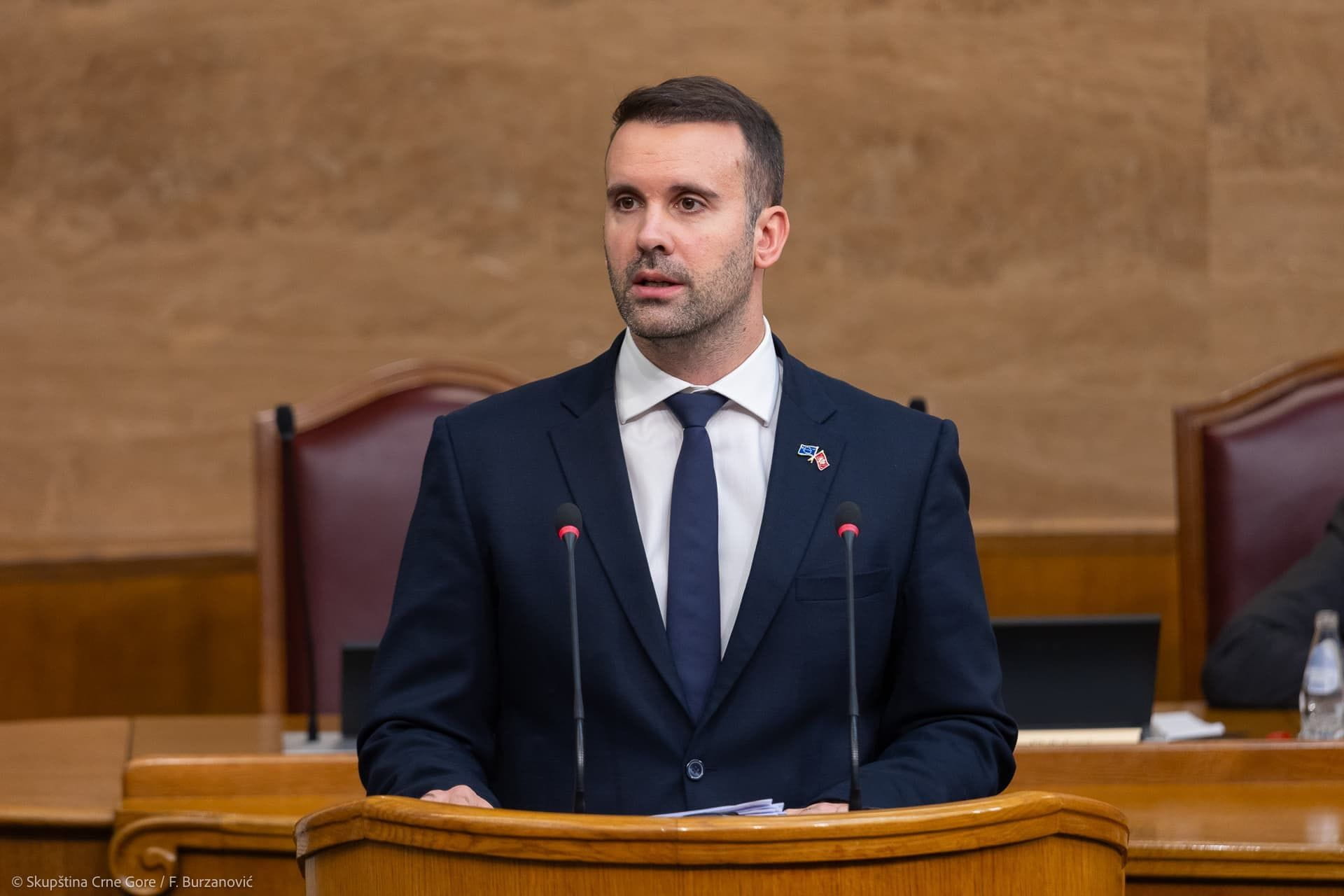 Spajić danas odgovara na pitanja poslanika - CdM