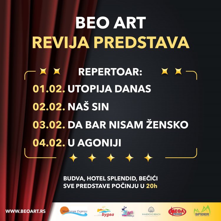 Revija pozorišnih predstava u Budvi - CdM